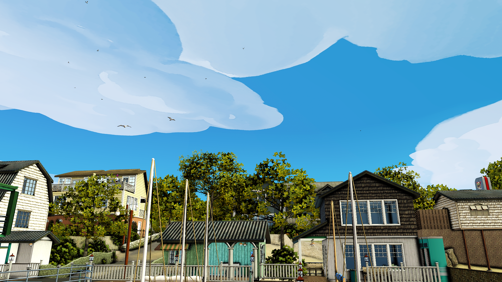 chibi clouds sims 4