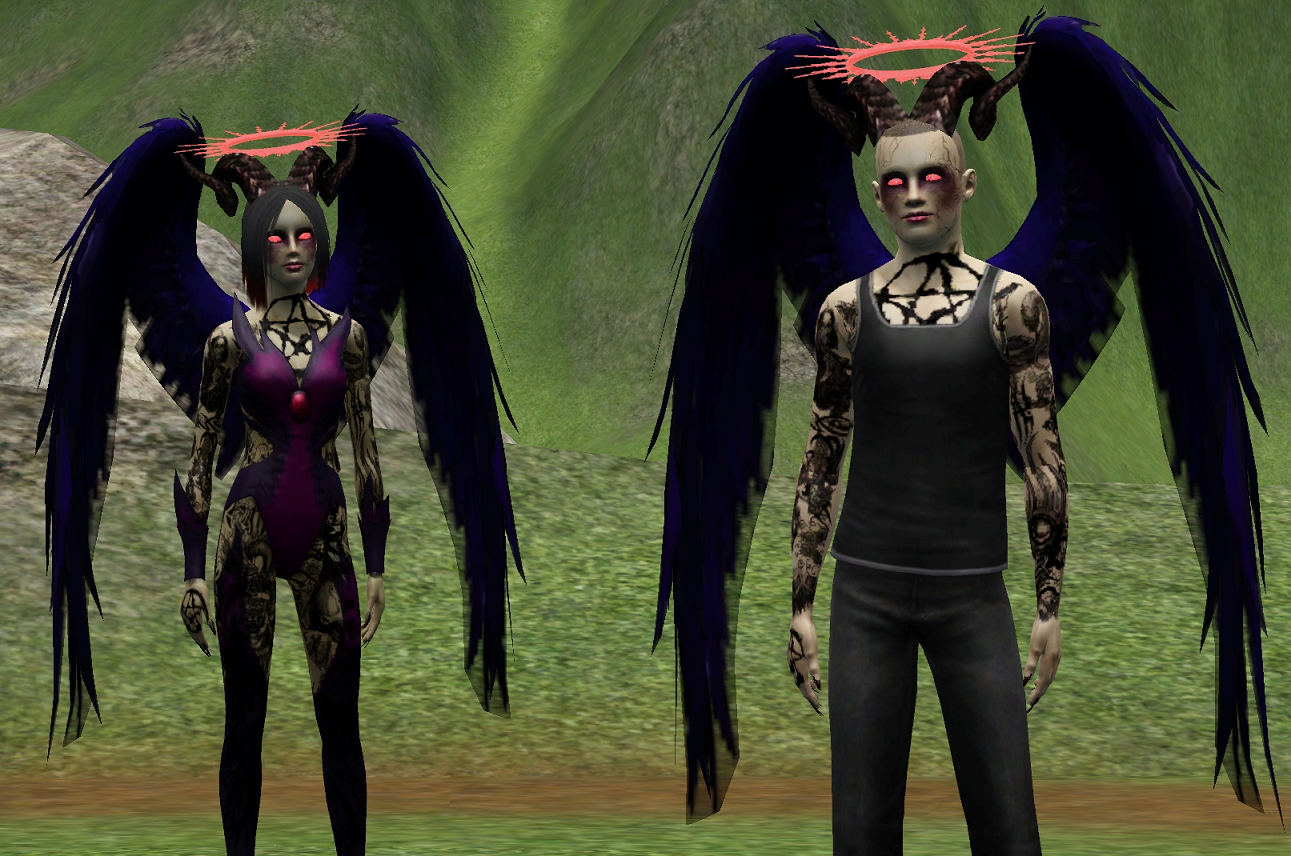 Mod The Sims - Angel/Demon Transformation