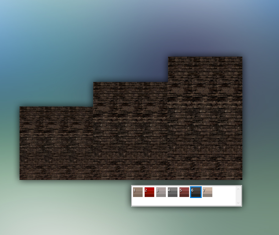 Mod The Sims - Rustic Cliffstone wallpaper