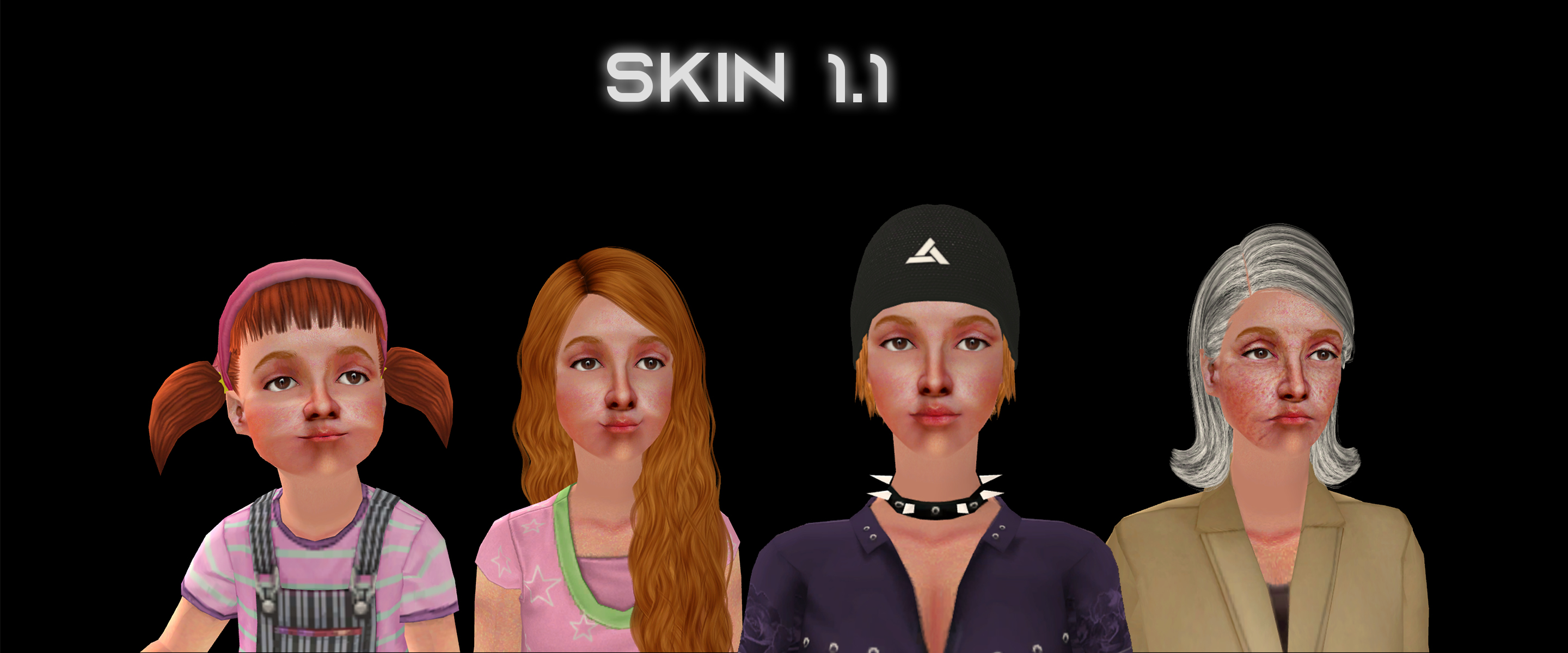 Mod The Sims - Default and Non-Default Skin Definitions for Sims2