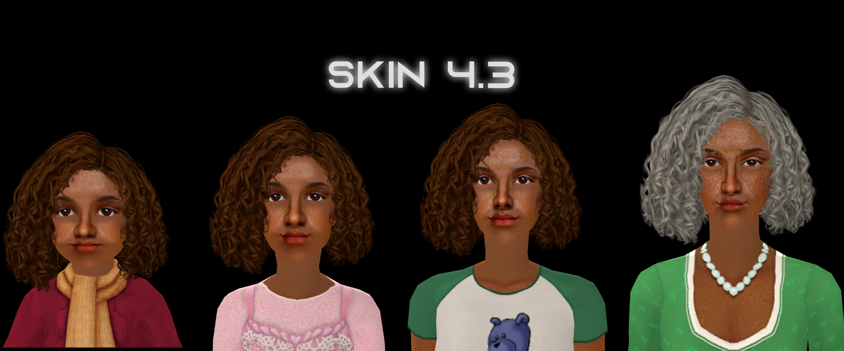Mod The Sims - Default and Non-Default Skin Definitions for Sims2