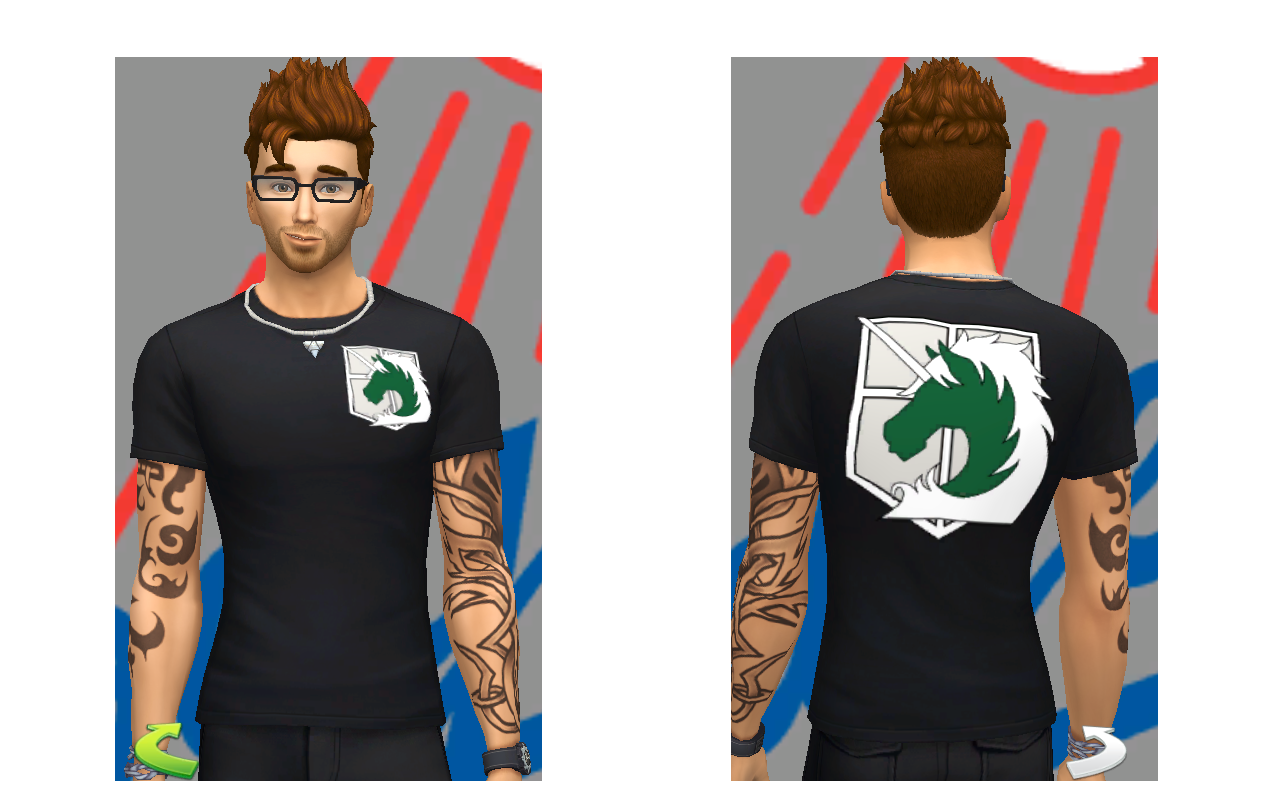 Mod The Sims - AOT - Fan Tee's
