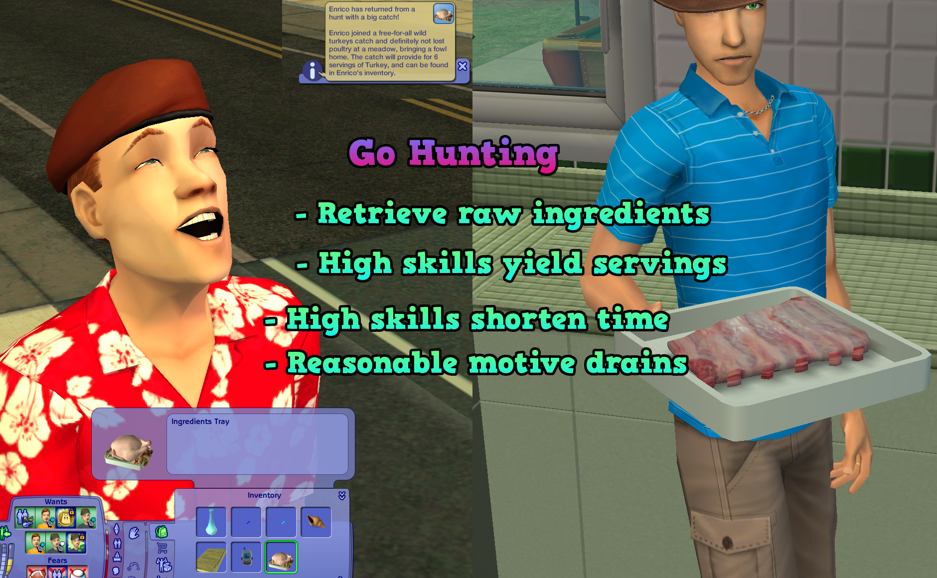 Mod The Sims - hmiller61615's "Go Hunting" Spears Revamped