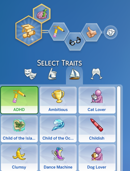 Mod The Sims - The ADHD Trait 2.0 (Discover University compatibility fix)