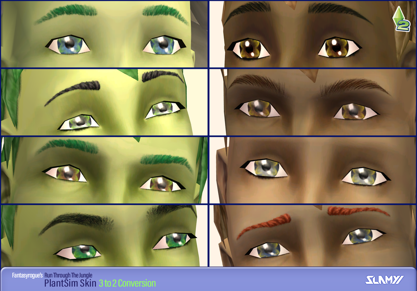 Mod The Sims - Fantasyrogue's PlantSim Skin Default [3to2 Conversion]