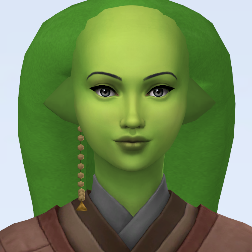 Mod The Sims - Silka Bead Padawan Braids