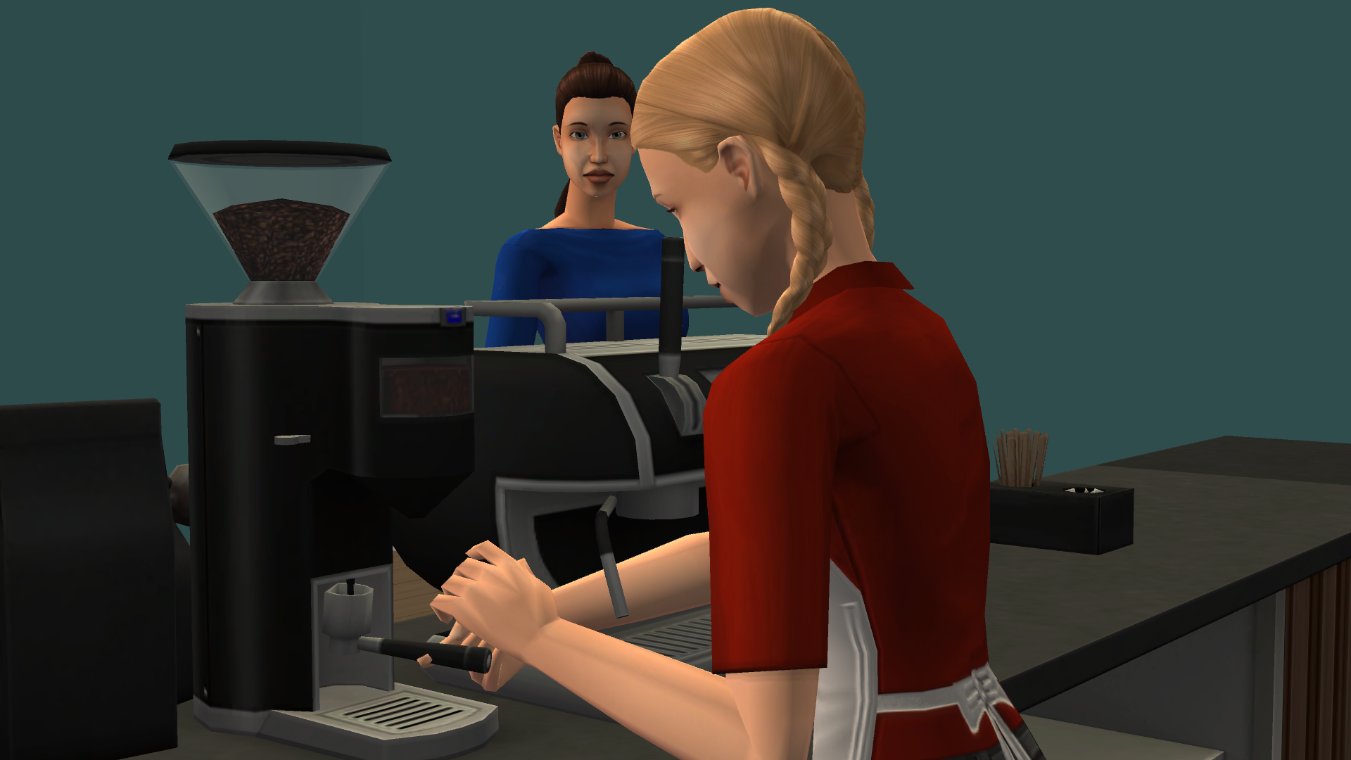 Mod The Sims - Espresso Machine Default Replacement