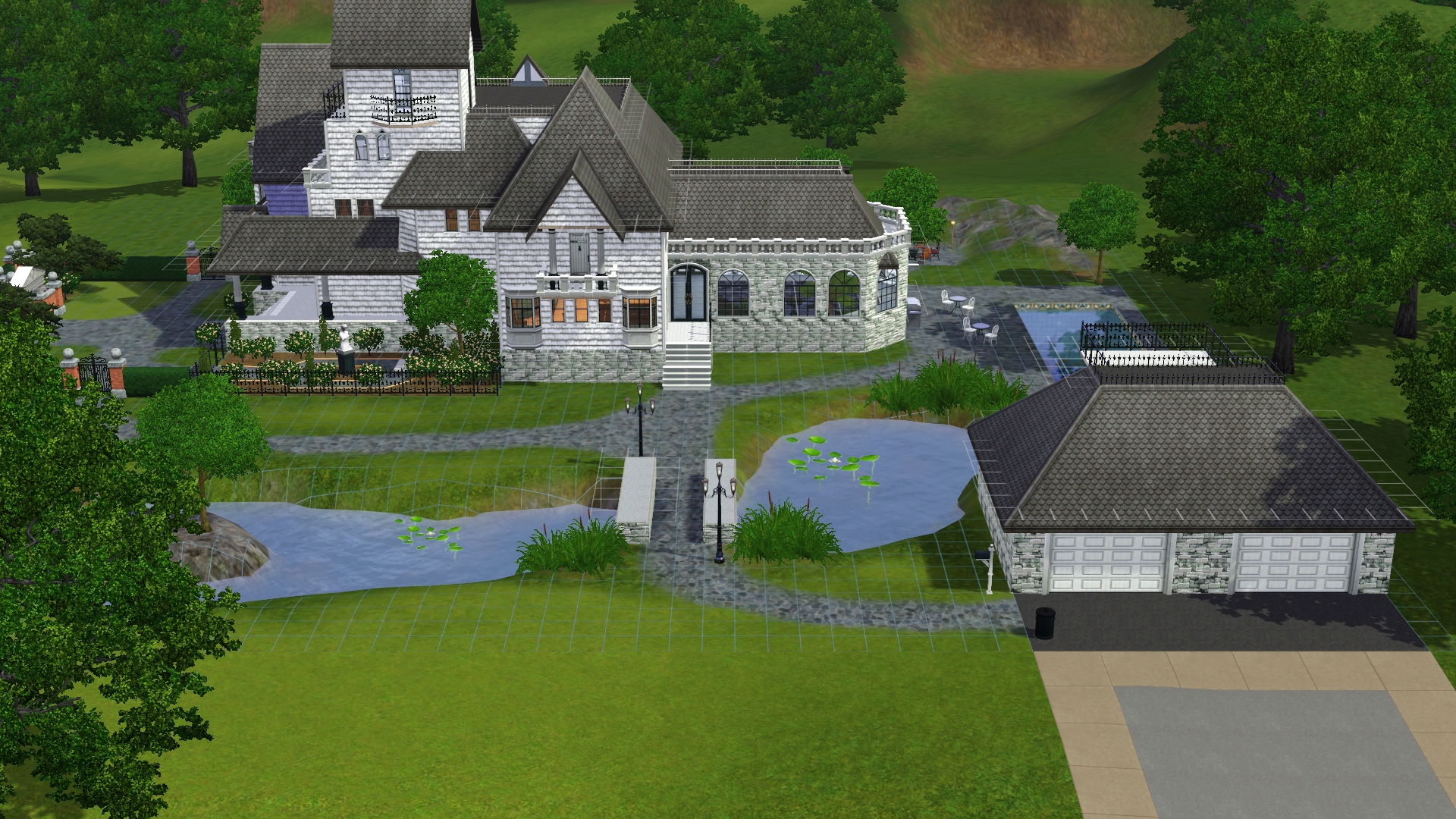 sims 3 manor house