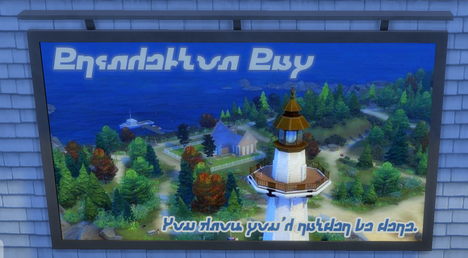 Mod The Sims - Tourism Signs for Each Sims World