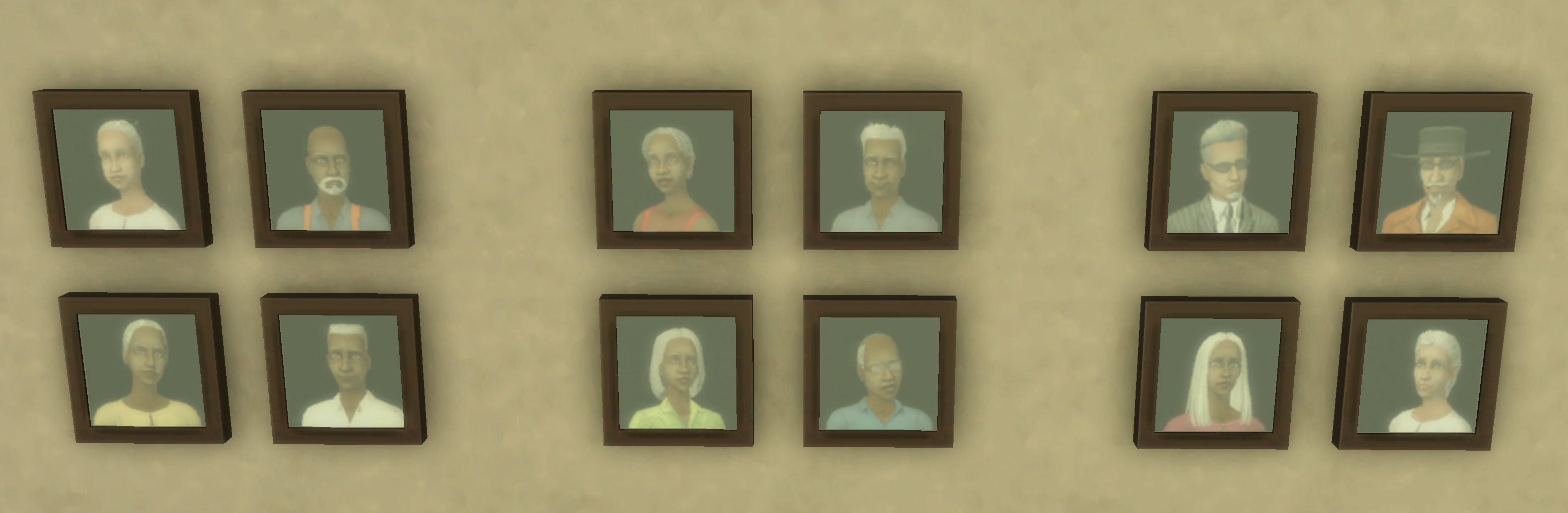 Mod The Sims - Family Photos of Sims 2 Characters