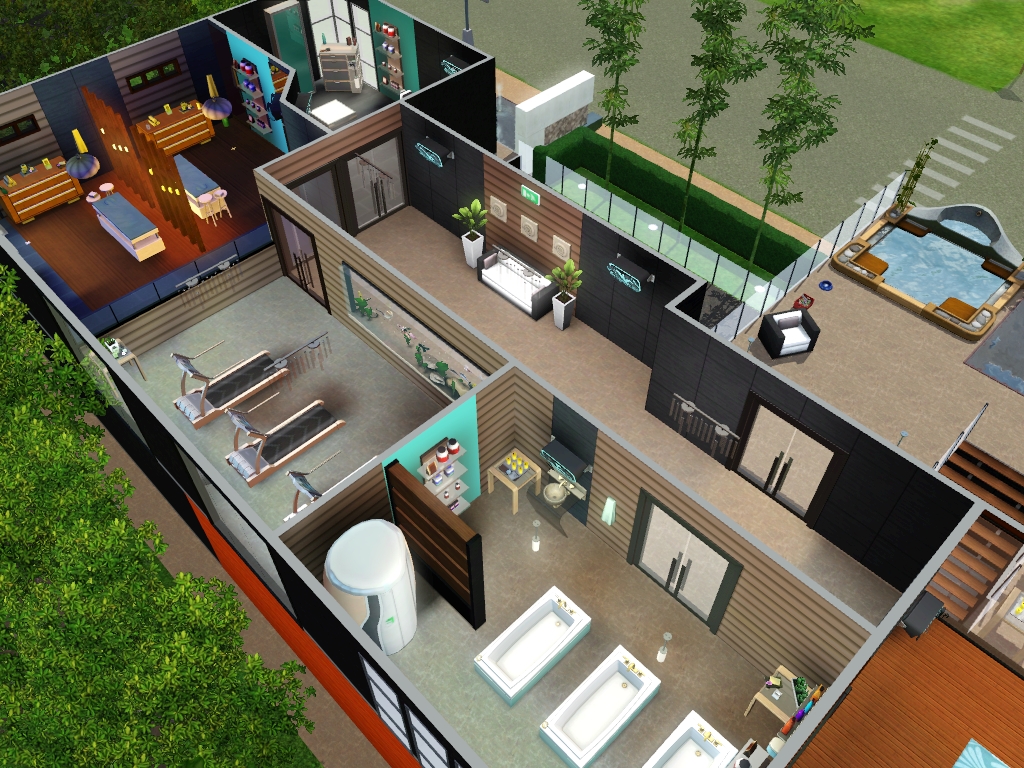 Mod The Sims - The Sims 4 Functional Spa! (2020)