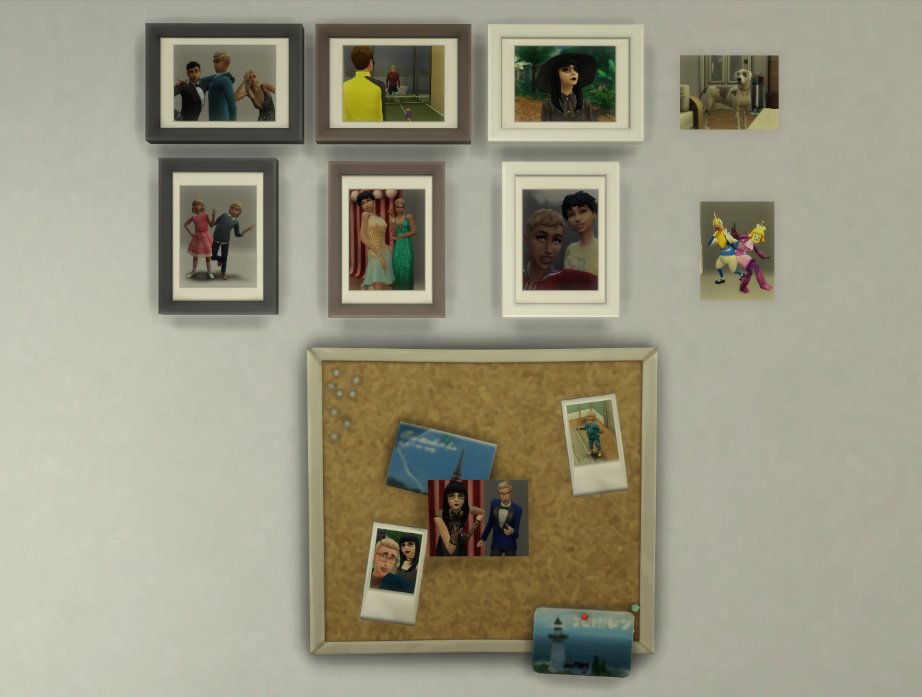 empty picture frames sims 4