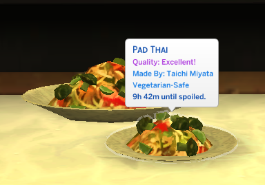 Mod The Sims - Pad Thai - New Custom Recipe