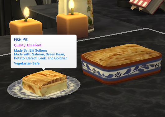 Mod The Sims - Fish Pie - New Custom Recipe