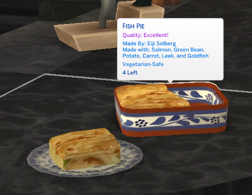 Mod The Sims - Fish Pie - New Custom Recipe