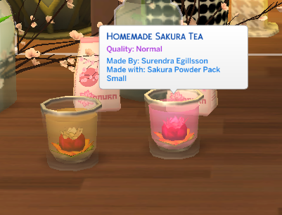 Mod The Sims - Jasmine & Blooming Tea - New Custom Drink & Harvestable