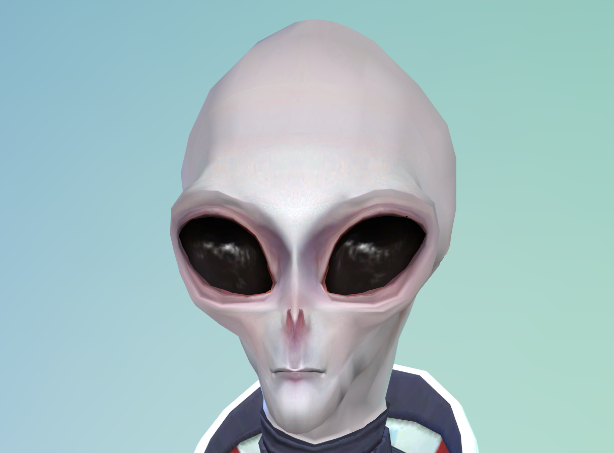 Mod The Sims - Realistic Alien Head