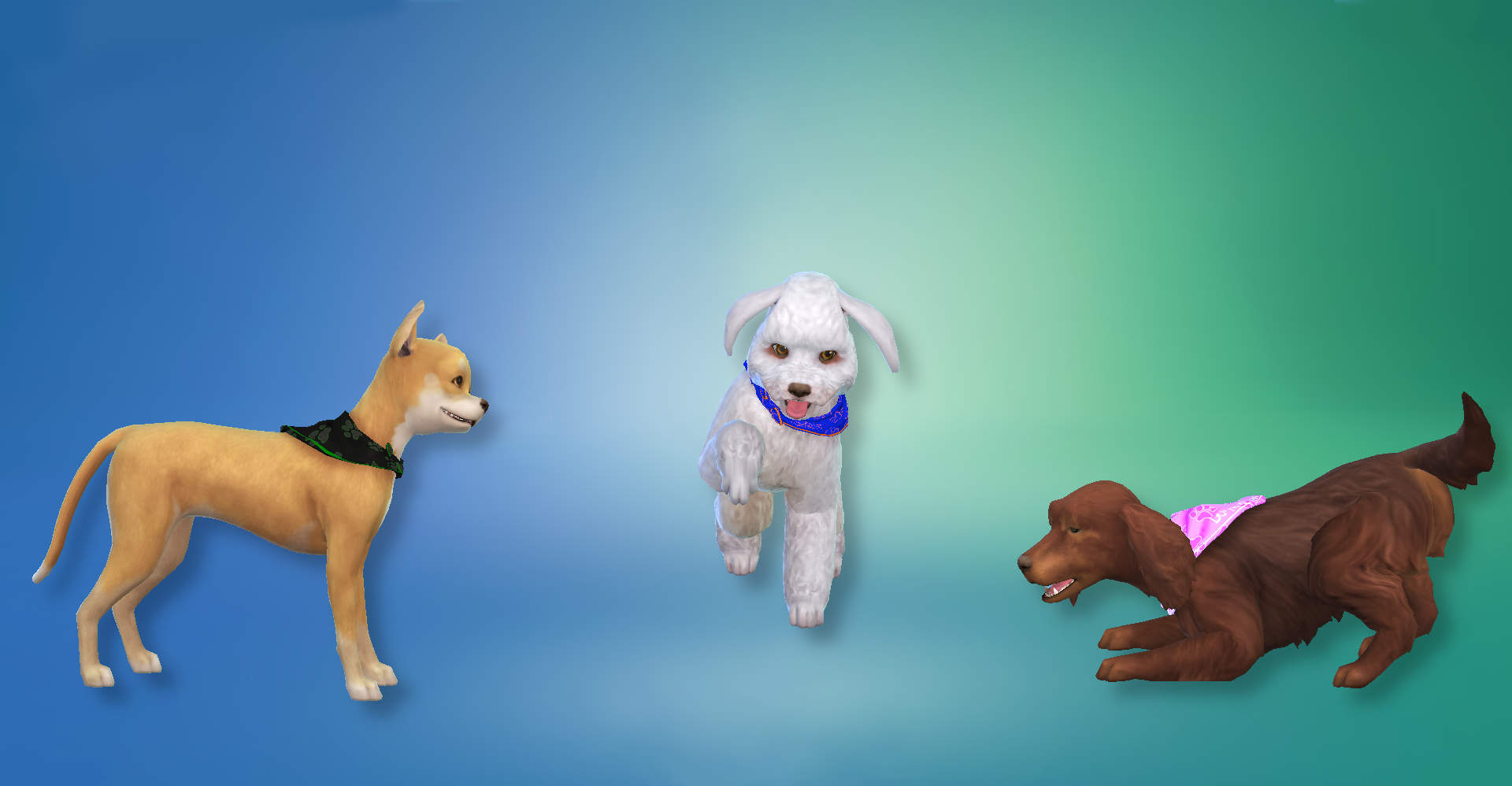 Mod The Sims - Service Dog Harnesses and Bandanas - Simlish Version