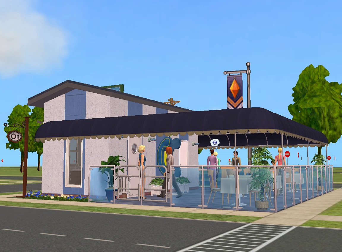 Mod The Sims - small corner restaurant