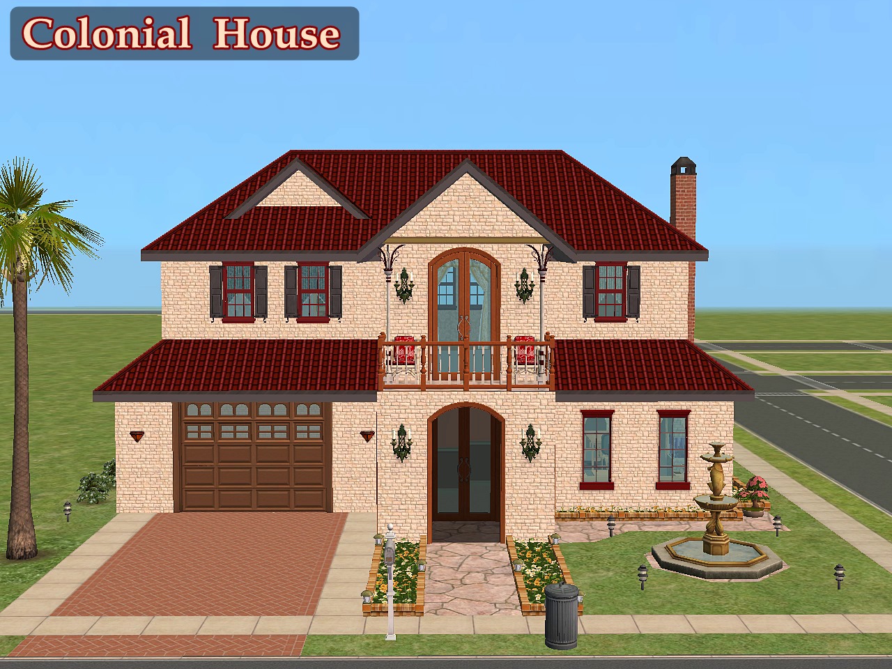 Mod The Sims - 2 colonial summer houses - No CC