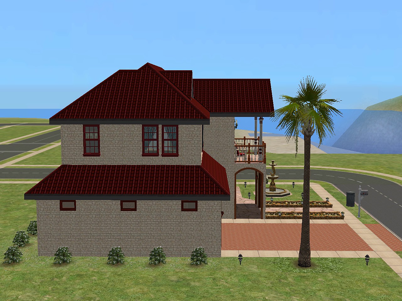Mod The Sims - 2 colonial summer houses - No CC