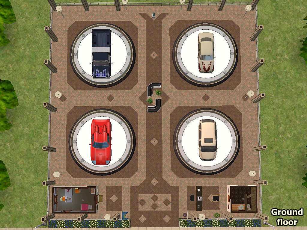 Mod The Sims - Car dealership - Business lot - No CC