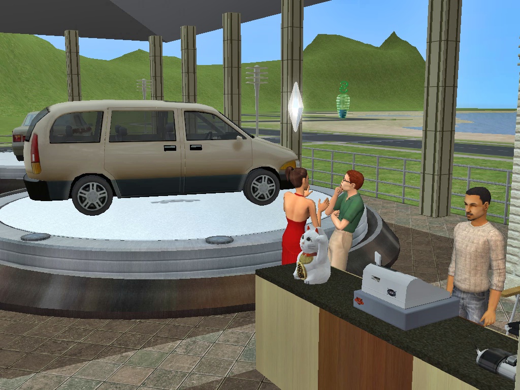 Mod The Sims - Car dealership - Business lot - No CC
