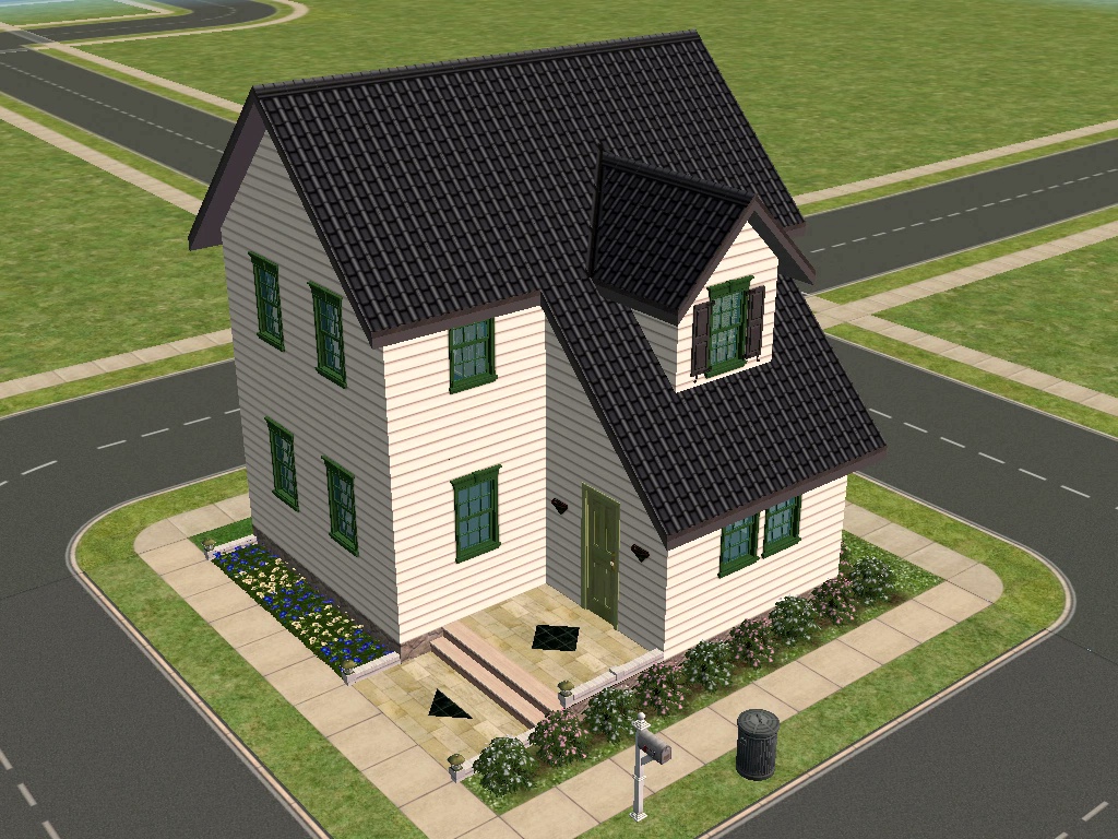 Mod The Sims - Tiny family house - 1x1 - base game lot