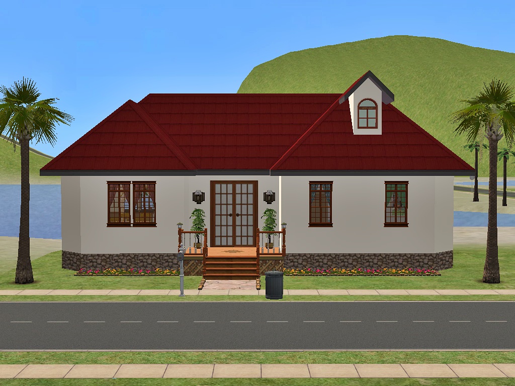 Mod The Sims - The basics: Part 2 - 4x2 beach lot - No CC