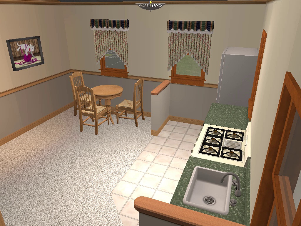 Mod The Sims - Beachy shelter with driveway - 1x3 - No CC