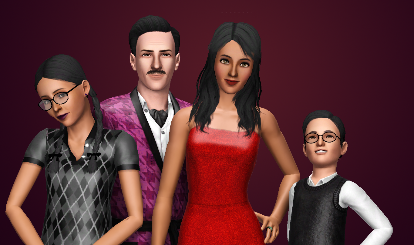 Mod The Sims - The Goth Family Returns!