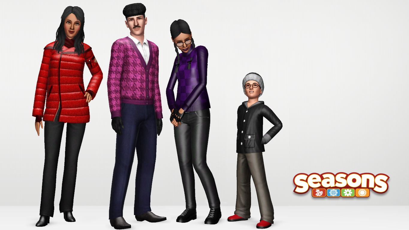 Mod The Sims - The Goth Family Returns!