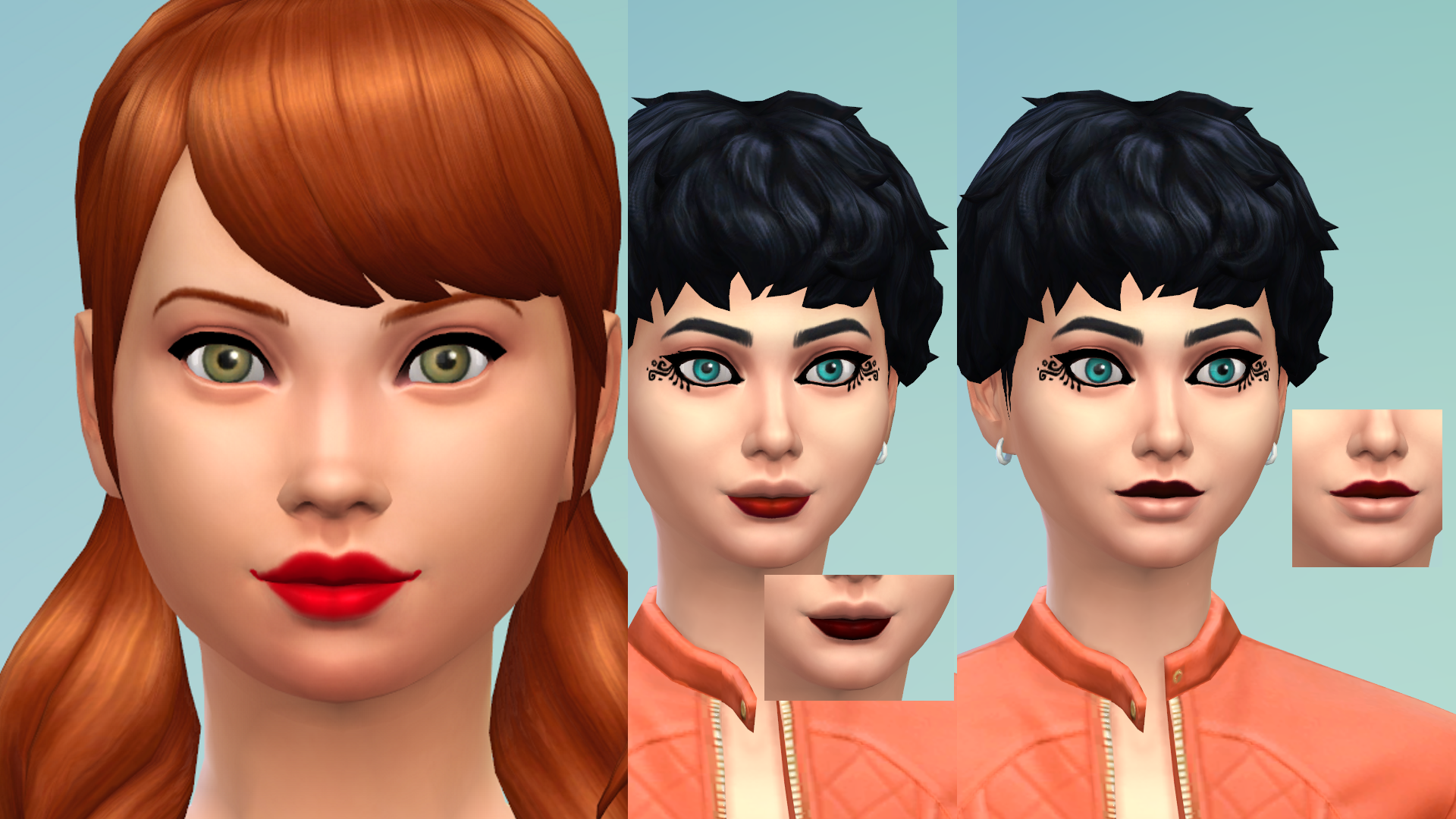 Mod The Sims - Magical makeup kit pack
