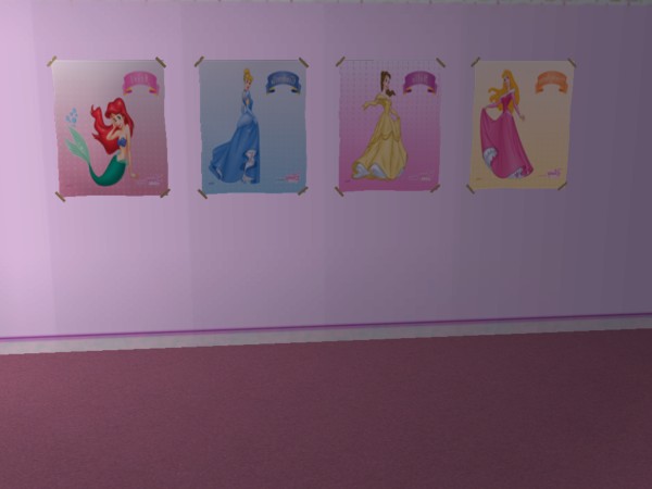 Mod The Sims - Disney princess paintings 2