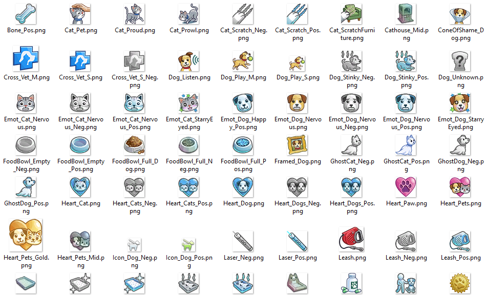 Mod The Sims - TS3/TS4 PETS Icons