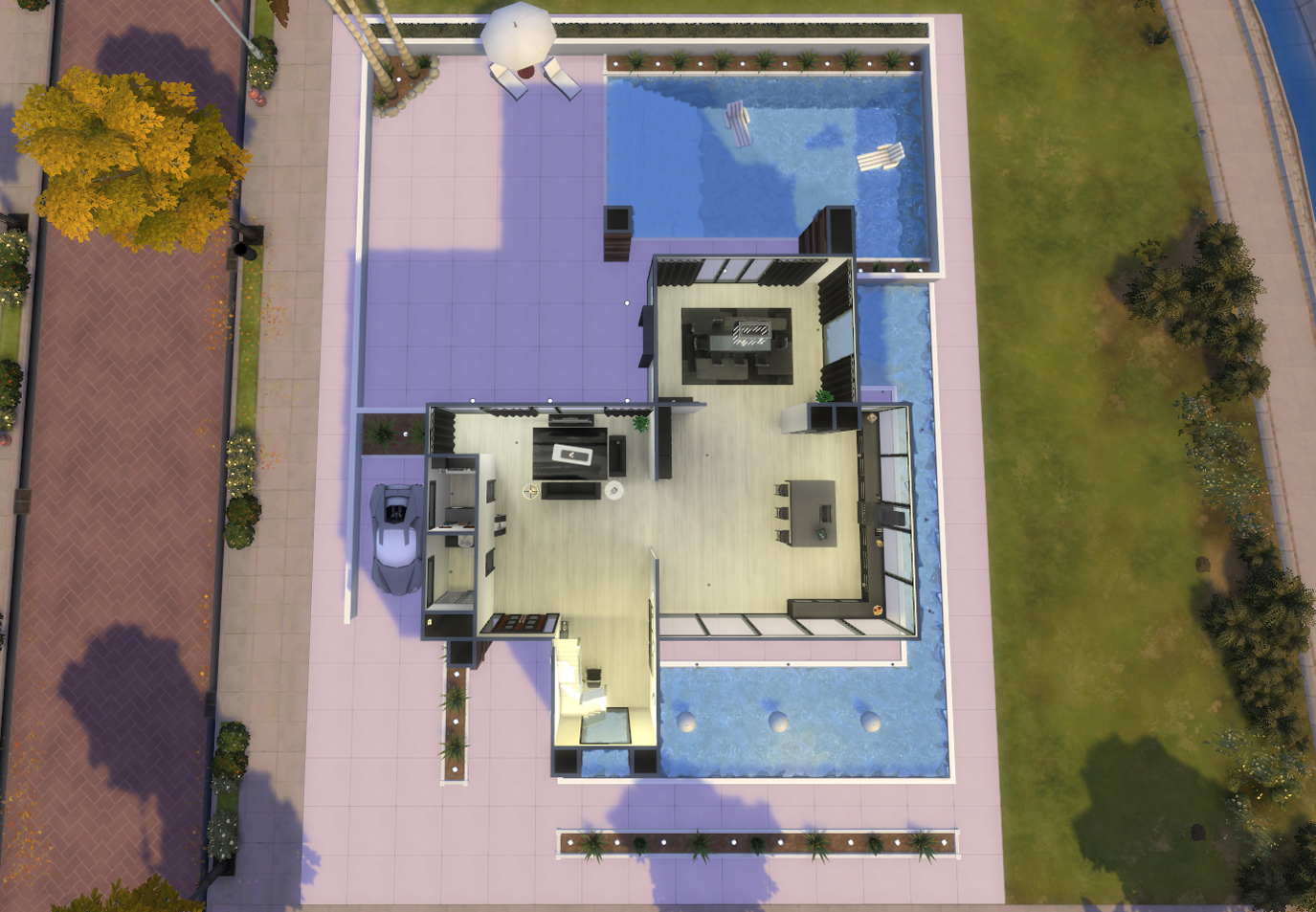 Mod The Sims - Modern Glass House - N.05