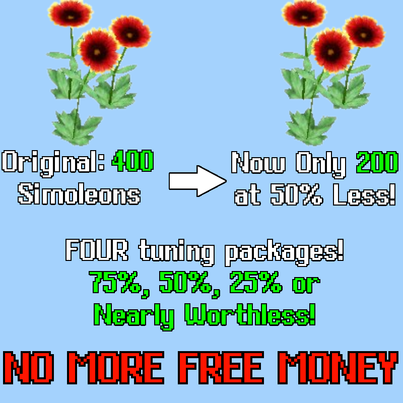 Mod The Sims - Wildflower Sell Price Nerf