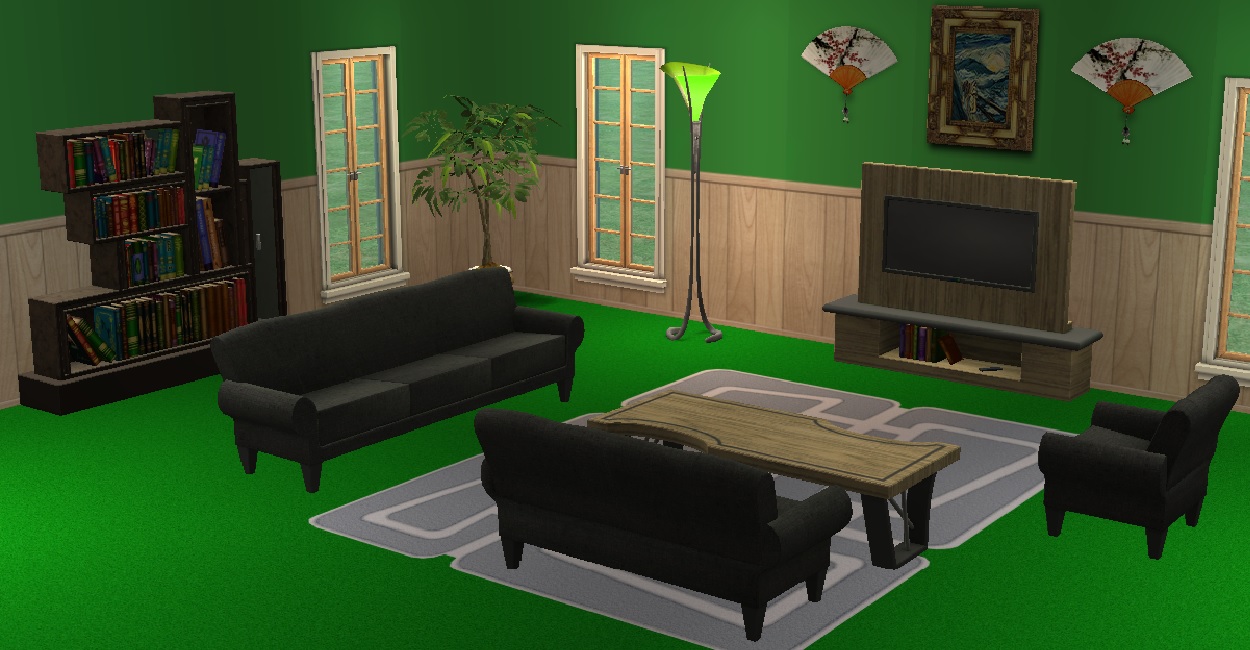 Mod The Sims - TS3_TS2 Late Night EP - Living Room