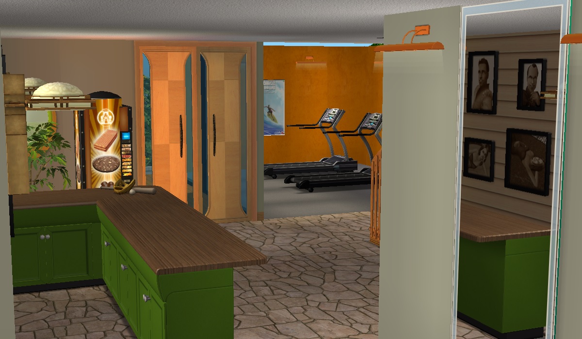 Mod The Sims - TS3_TS2 Mr. Crunchies Fitness (Gym) - No CC