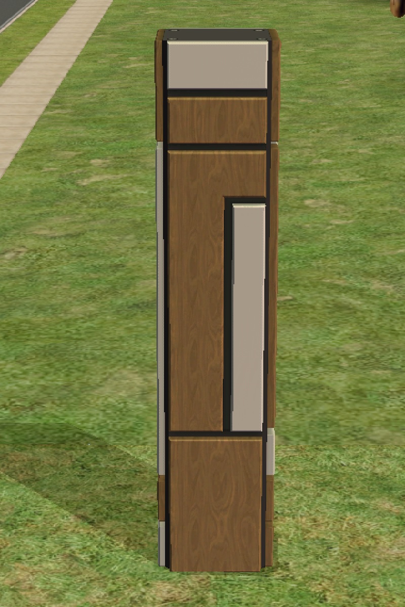 Mod The Sims - TS3_TS2 Town Life Stuff - Geometric Columns