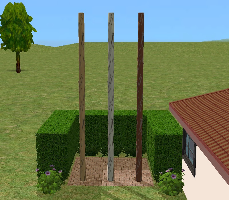 Mod The Sims - TS3_TS2 Serenity Retreat - Wooden Spa Columns