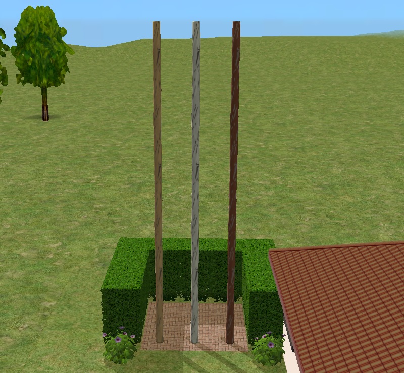 Mod The Sims - TS3_TS2 Serenity Retreat - Wooden Spa Columns