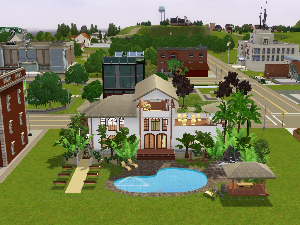 Mod The Sims - TS3_TS2 Serenity Retreat Lot