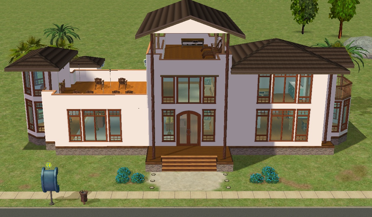 Mod The Sims - TS3_TS2 Serenity Retreat Lot