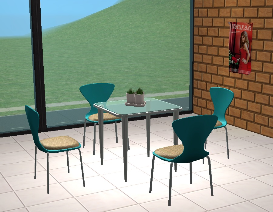 Mod The Sims - Studio Town Faux Dining Set
