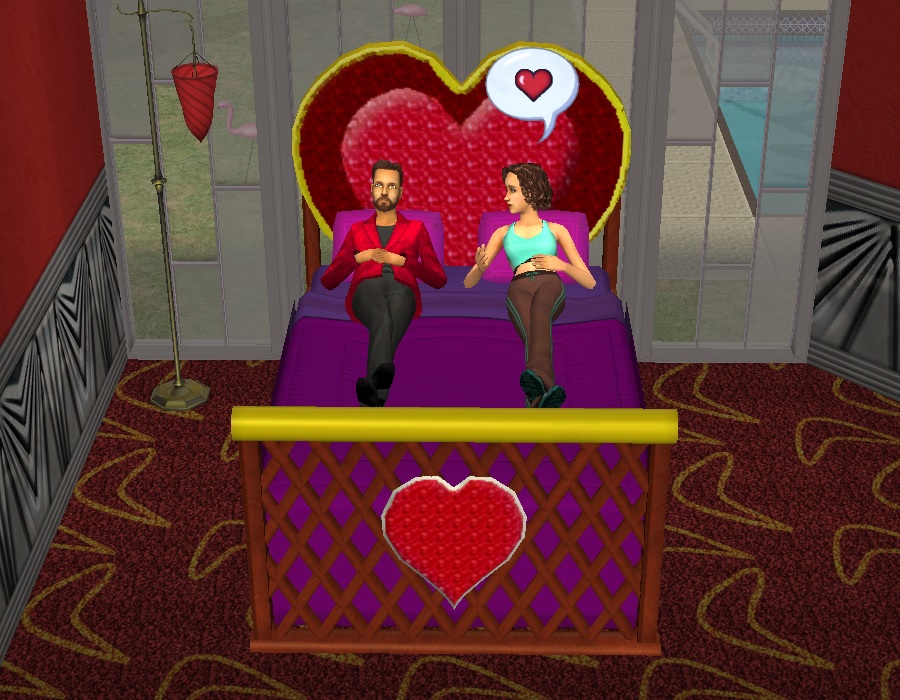love bed sims