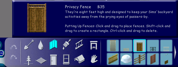 Mod The Sims - TS1_TS2 Essential Fencing