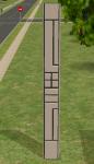 Mod The Sims - TS3_TS2 Town Life Stuff - Geometric Columns