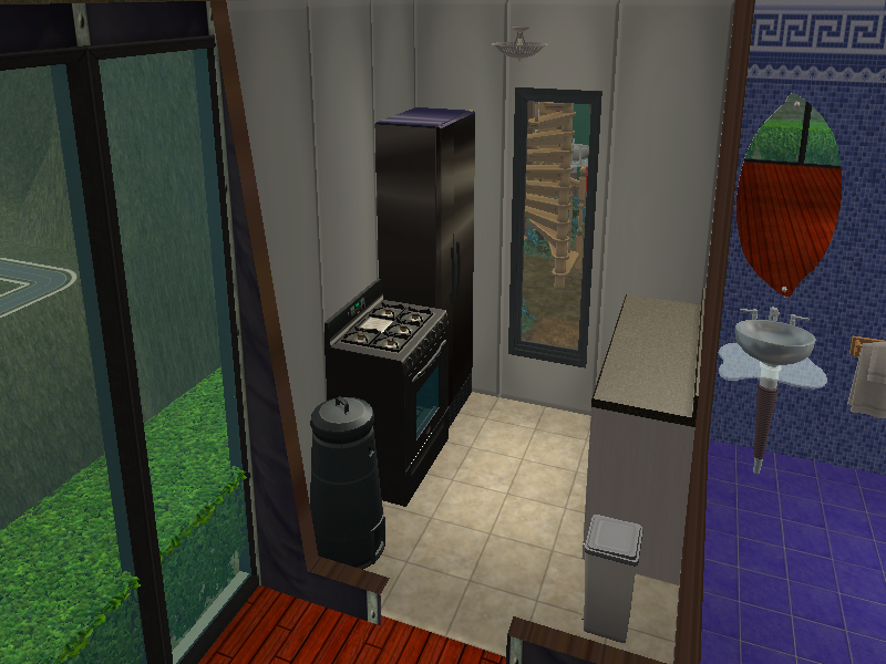 Mod The Sims - 3x1 Glass House Shell - No CC