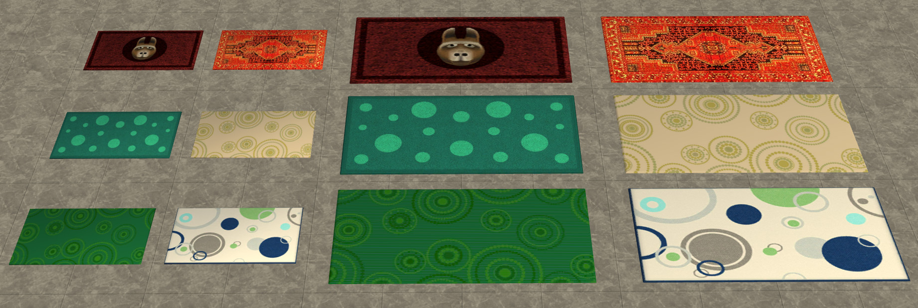 Mod The Sims - Maxis Match Rugs